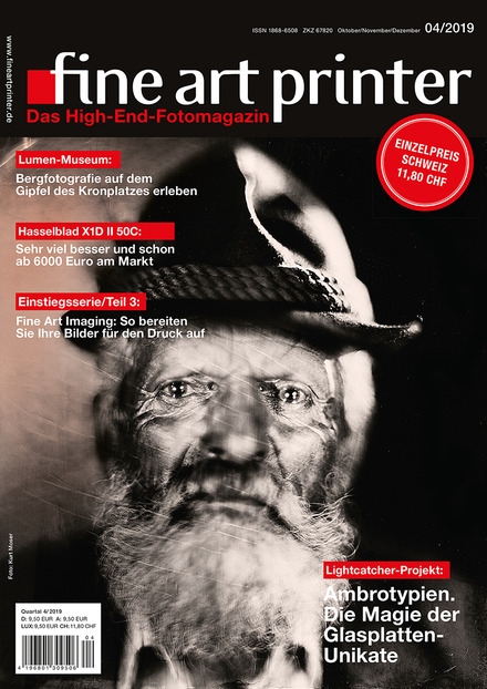 Ambrotypie auf dem Titelbild: / Noch bis 21. Februar 2016: / Archiv / FineArtPrinter. Wie die ...