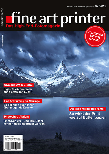 Die neue Ausgabe schon als ePaper: / Archiv / FineArtPrinter. Wie die Datei zum Print wird ...