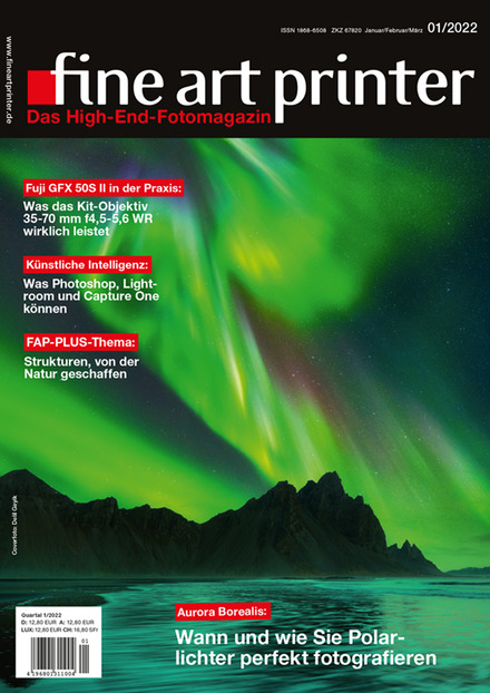 FineArtPrinter Ausgabe 1/2022 / Heft Ausgaben / FineArtPrinter. Wie die Datei zum Print wird ...